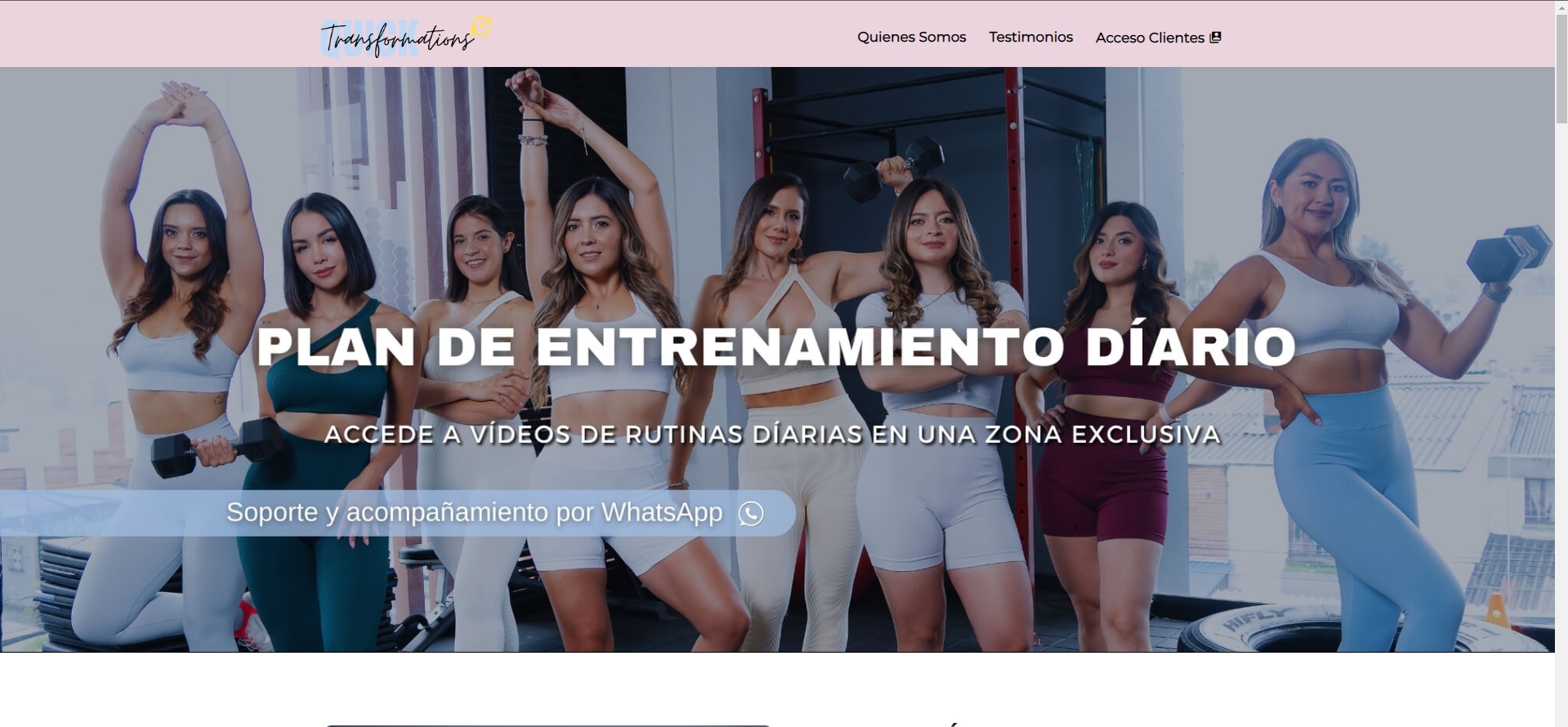 QUICK TRANSFORMATIONS | INICIO